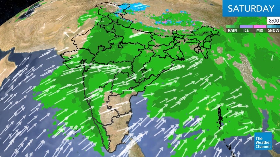 Bihar and Adjoining Areas to Receive 150mm to 200mm Rainfall over the ...