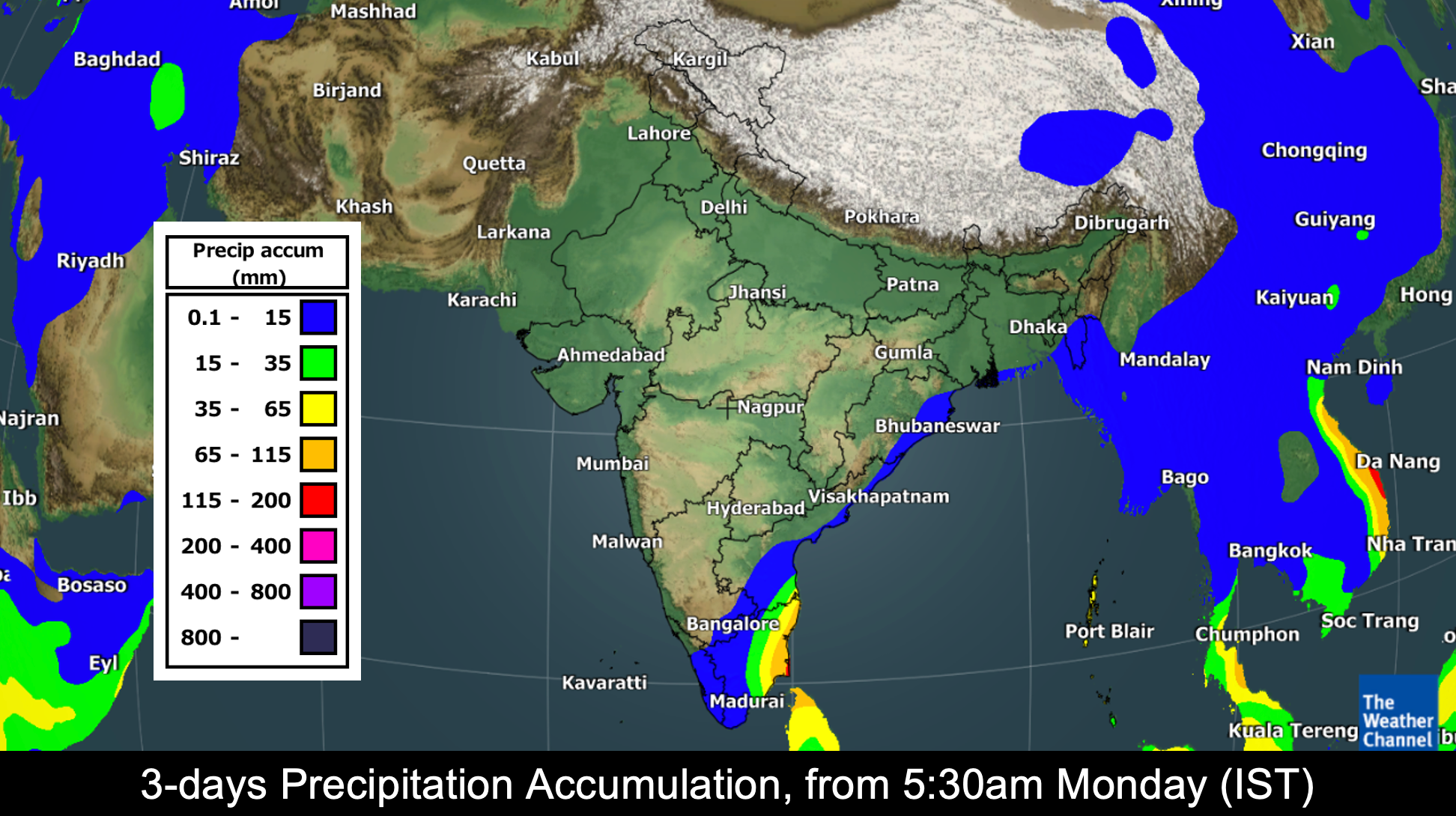 Tamil Nadu, Kerala and Coastal Andhra in for up to Very Heavy Rains ...