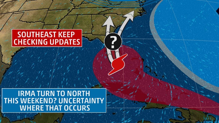 What Hurricane Irma's Track Forecast Could Mean for Florida, Georgia ...