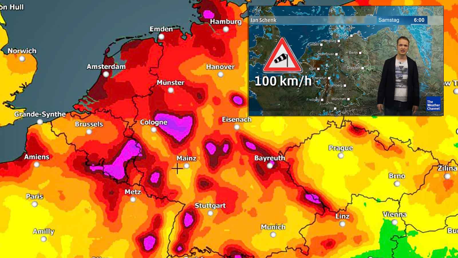 Gewitter, Schnee, Sturmböen bis 100 km/h – am Wochenende droht Alarmstufe Rot! | Weather.com
