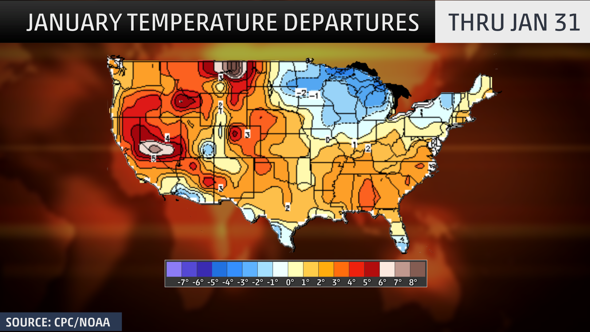 Despite Severe Arctic Blast, January Will Go Down as a Warm Month ...