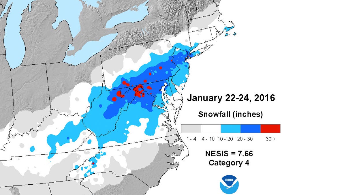 Major Northeast Snowstorms Have A Historical Peak In Frequency ...