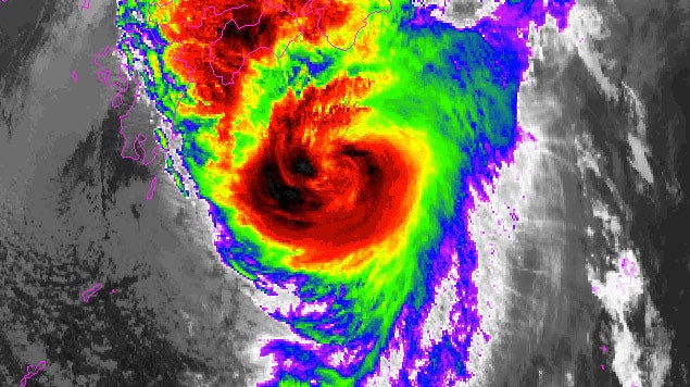Typhoon Lan Makes Landfall, Lashes Japan With 100+ MPH Winds | Weather ...