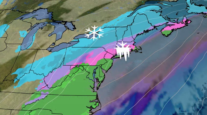 Aerial Footage of Wintry Worcester After Orlena Dumps Snow - Videos ...