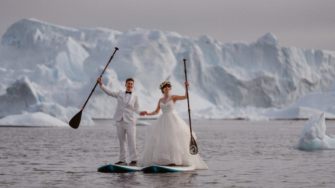 An Arctic Circle Wedding – On Paddleboards! | Weather.com