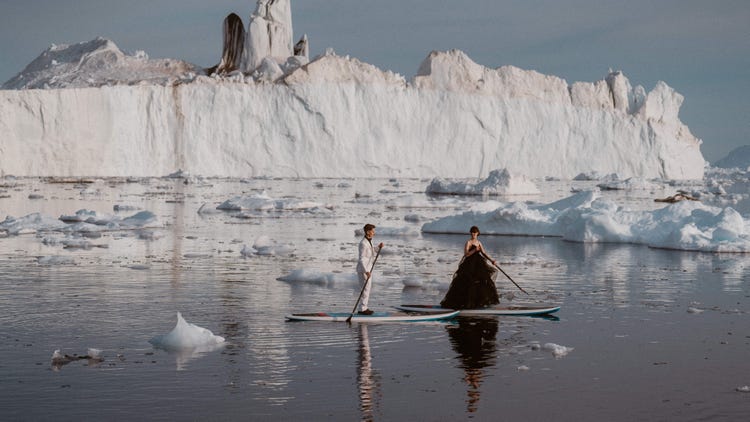 An Arctic Circle Wedding – On Paddleboards! | Weather.com