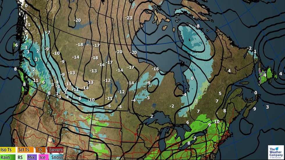 U.S. Storm Headed Towards Toronto and Montreal | Weather.com
