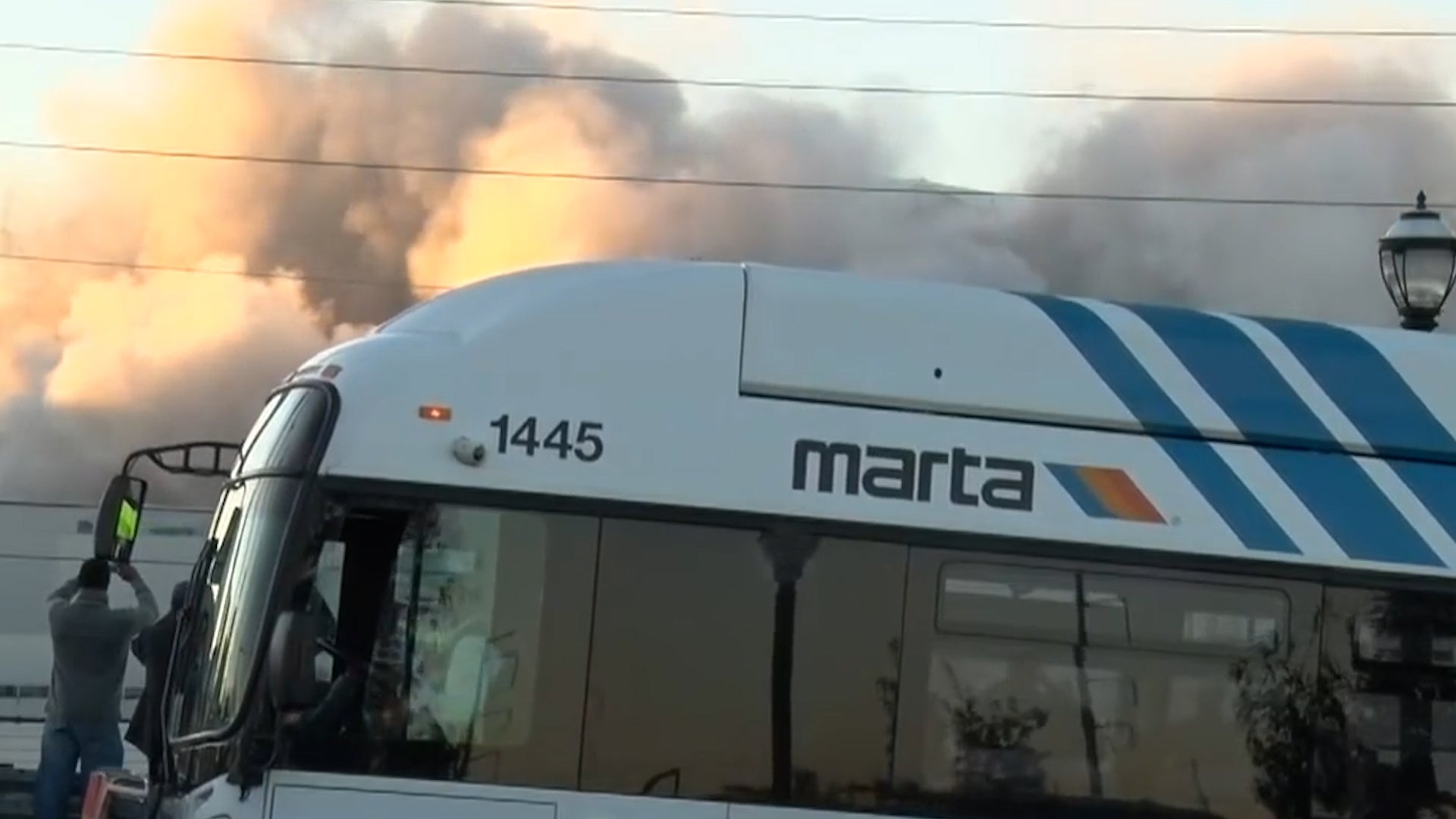 The Legendary MARTA Bus That Blocked the GA Dome Implosion | Weather.com