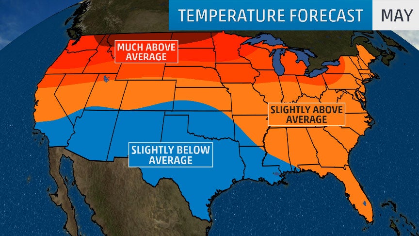 Warm May Ahead For Northern Tier of the Nation | Weather.com