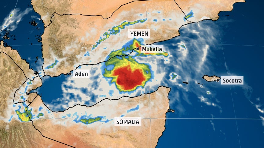 6 Killed on Socotra Island by Cyclone Megh; Yemen Landfall Possible ...