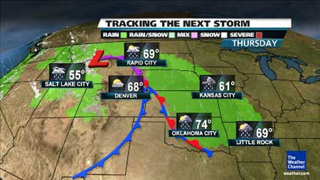 Central: Expanding Storm Zone | The Weather Channel