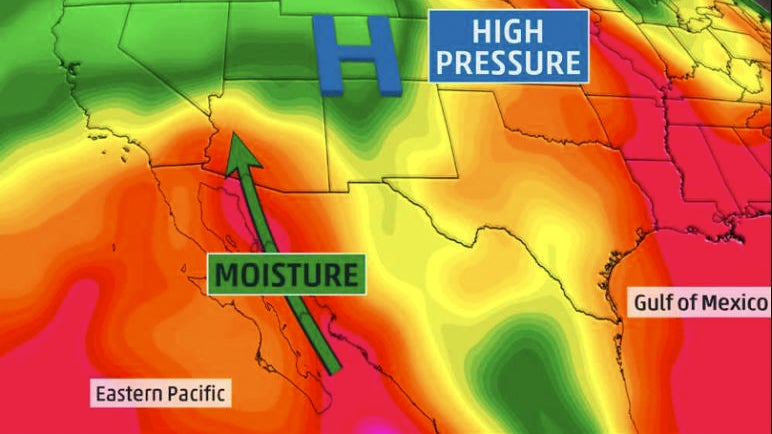Monsoonal Moisture Fueling Southwest Flood Threat | The Weather Channel