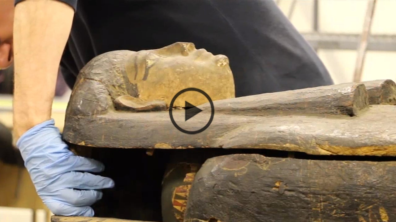 2,500 Year Old Mummy Coffin Opened | The Weather Channel