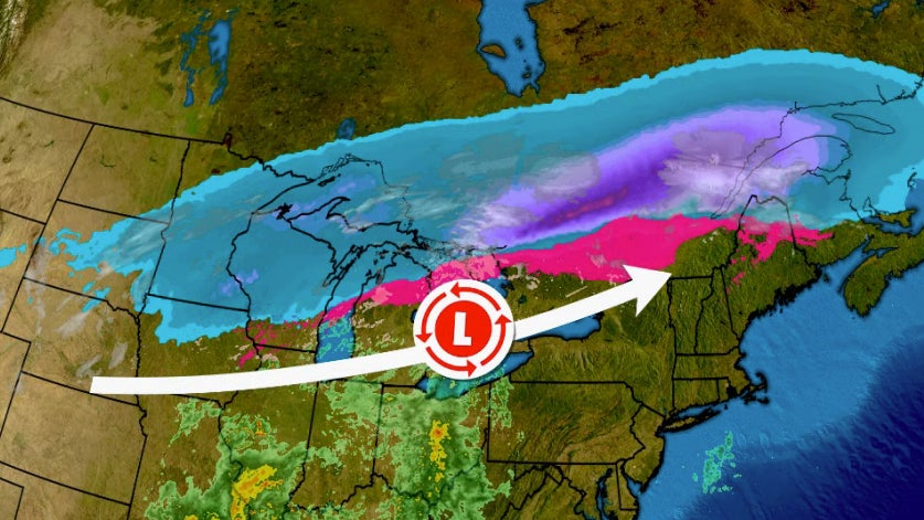 Winter Storm Nancy Spreading Snow, Ice Across the Nation's Northern ...
