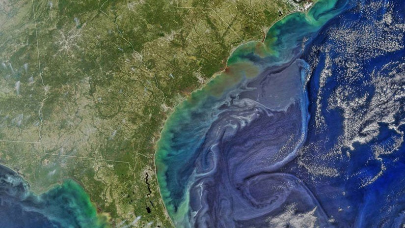 NASA Offers Colorful Look At South Carolina Flood Runoff | The Weather ...