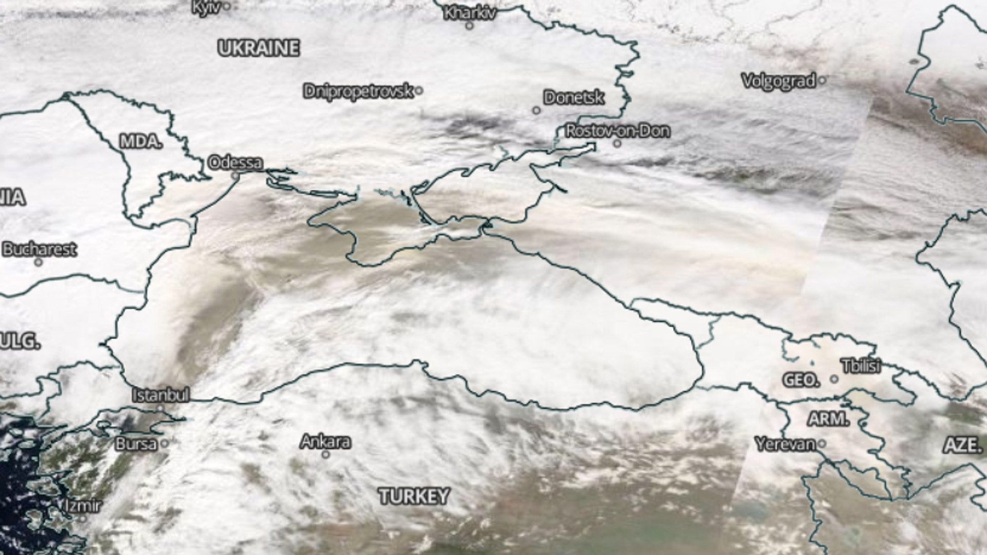 African Dust Turns Snow Orange in Eastern Europe | Weather.com