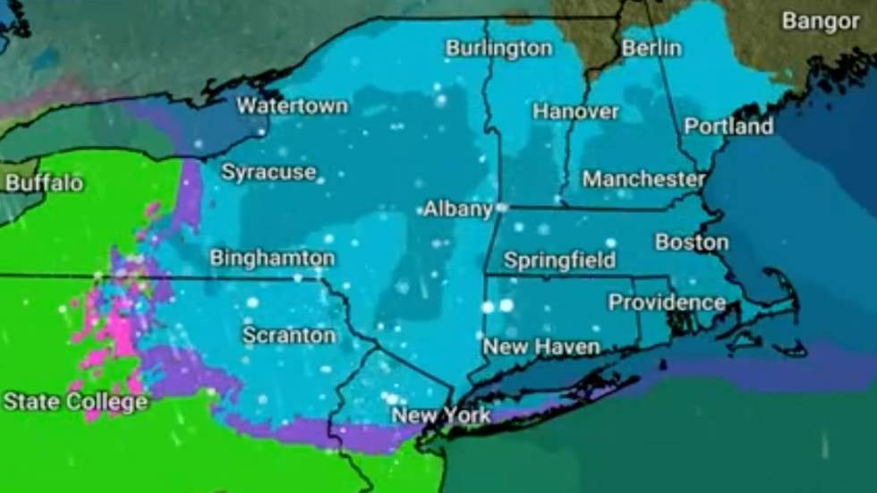 Parts Of The Northeast Get Rain, Others Get Snow - Videos from The ...