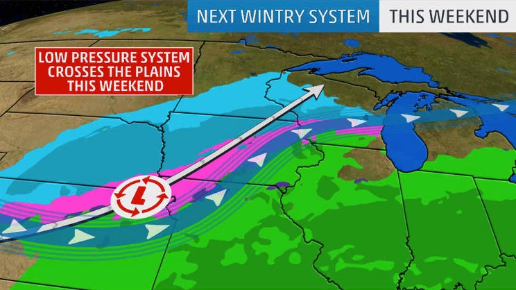 Next Wintry System Will Bring Snow and Ice to the Plains and Midwest ...
