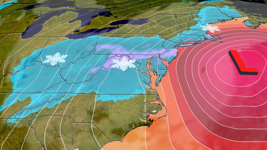 Nor'easter Number Four to Spread Snow From the Appalachians and Mid ...
