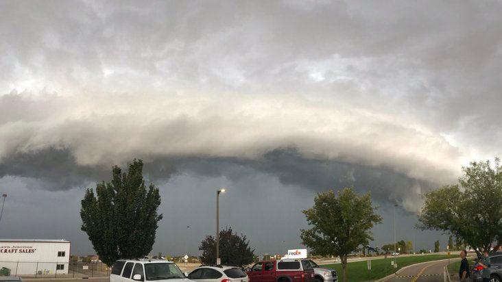 From Severe Thunderstorms to Snow in One Hour in Western Colorado ...