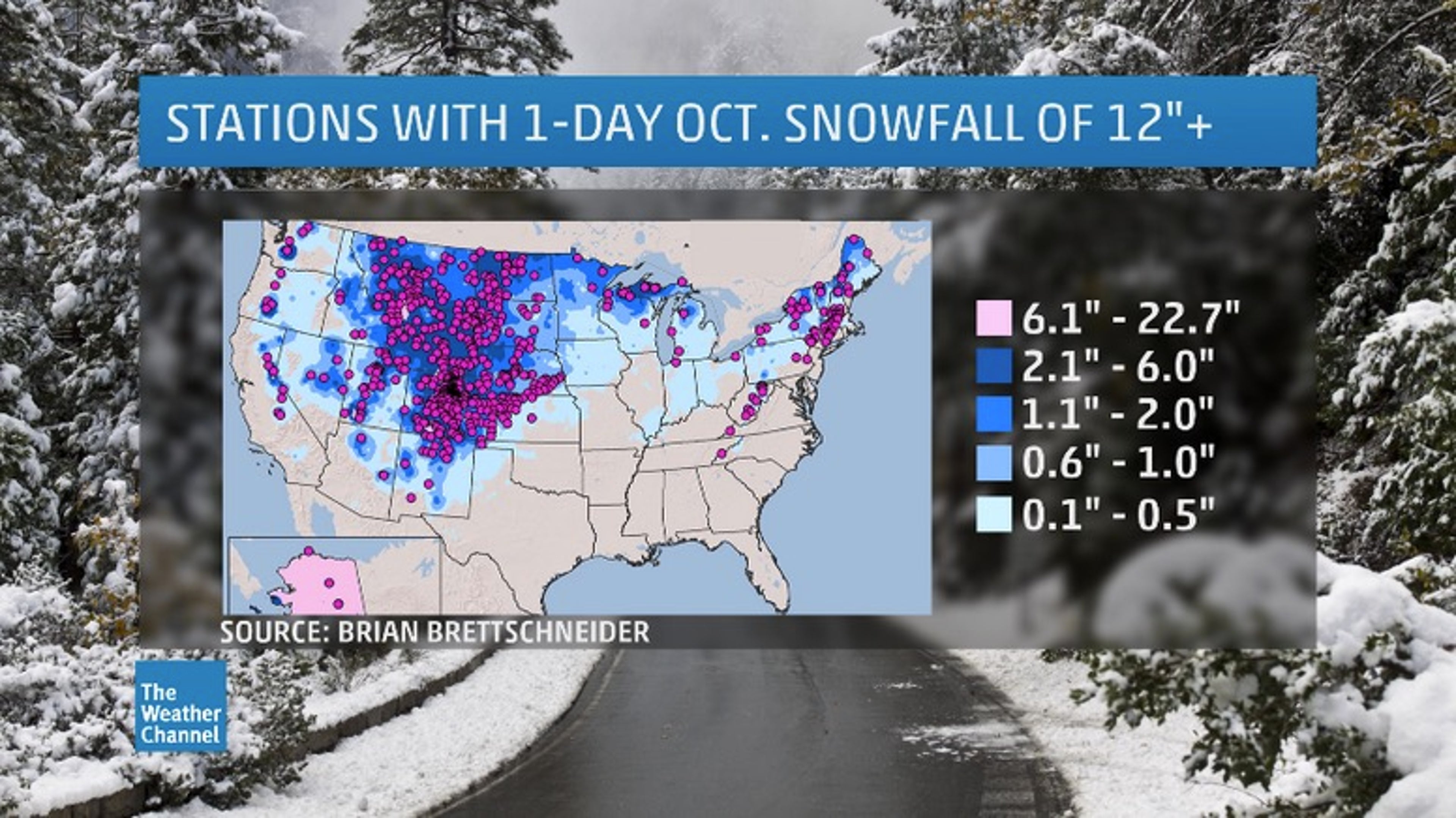 Where October Snow Is Typical | The Weather Channel