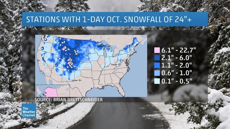 Where October Snow Is Typical | The Weather Channel