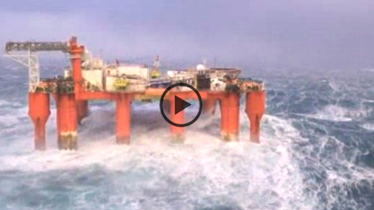 Oil Rig Should NOT Move Like This | The Weather Channel Oil Rig Should NOT Move Like This | The Weather Channel