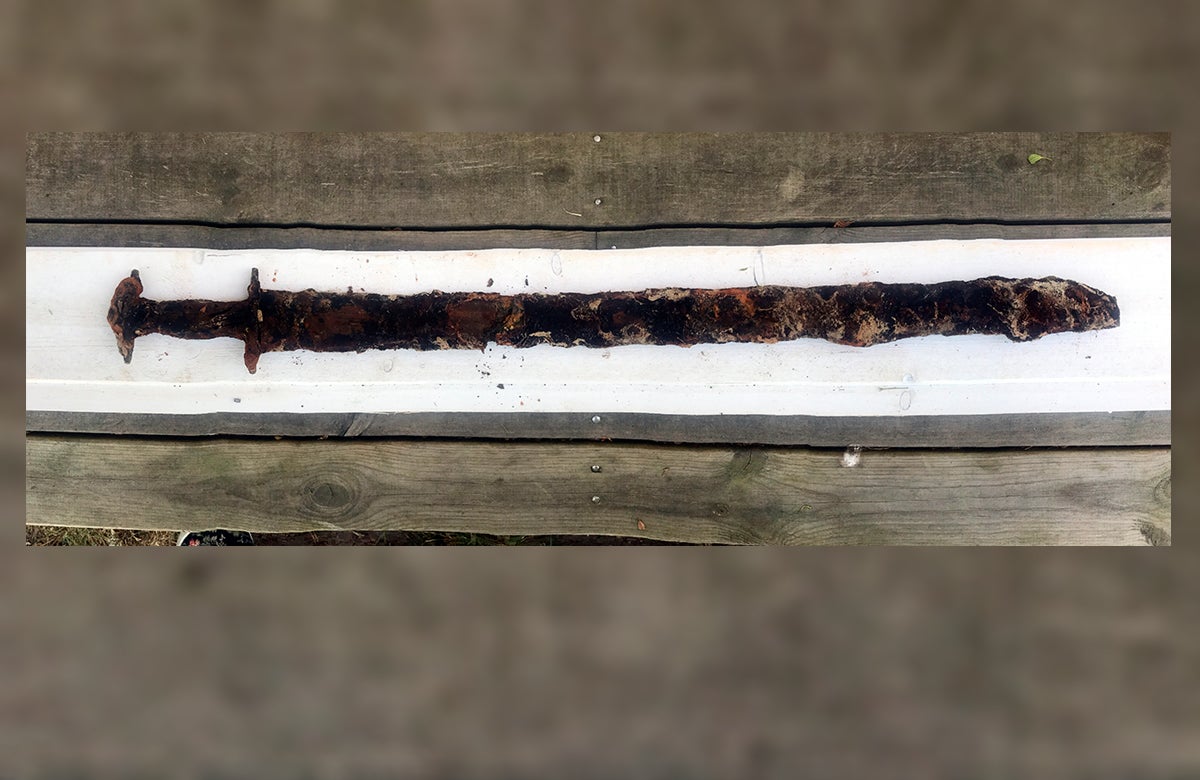 Eight-Year-Old Girl Pulls Ancient Sword from Swedish Lake | The Weather ...