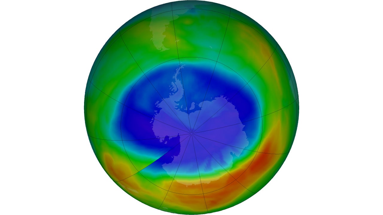 Ozone Layer Hole Shrinks to Smallest Size Since 1988, Scientists Say ...