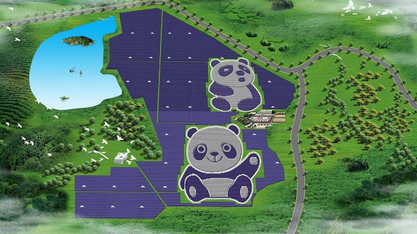 China's Panda-Shaped Solar Plant Is World's Cutest Renewable Energy ...