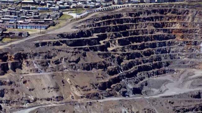 Giant Open-Pit Mine Continues to Swallow City in Peru | The Weather Channel