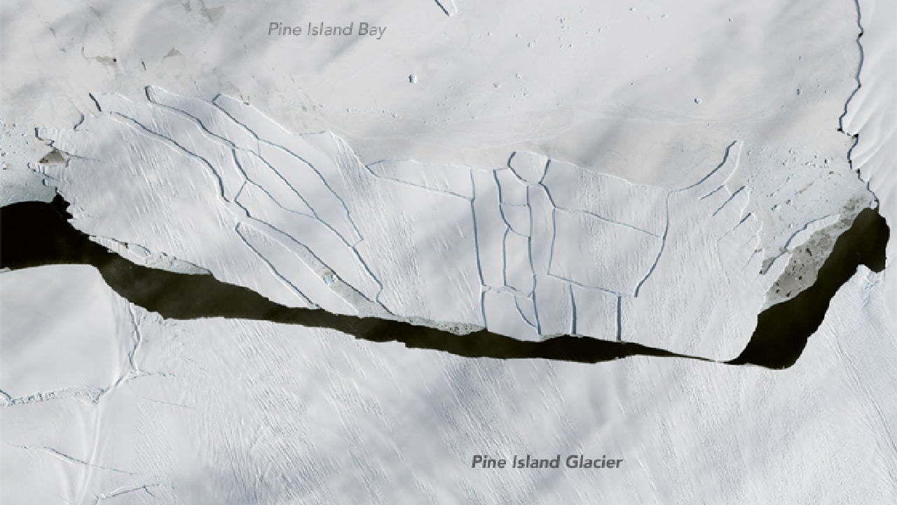 Large Iceberg Breaks Off Antarctic Glacier, Crumbles Weeks Later, NASA ...