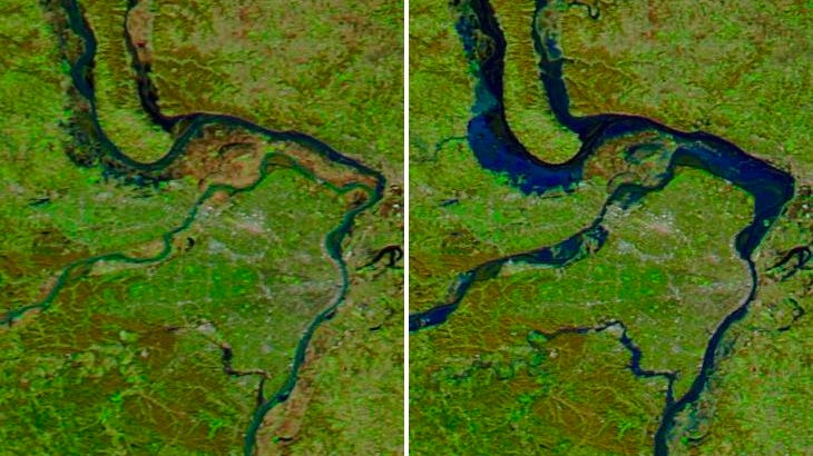 Before and After: Satellite Images Show Rain-Swollen Mississippi ...