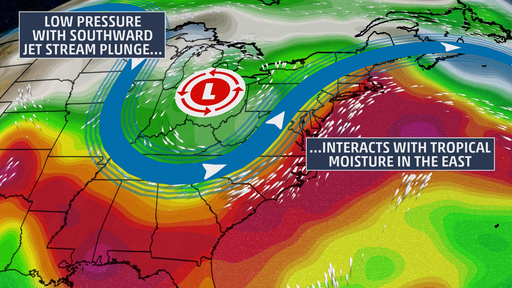 Heavy Rain Could Cause Flooding in the East Into Next Week as Unusual ...
