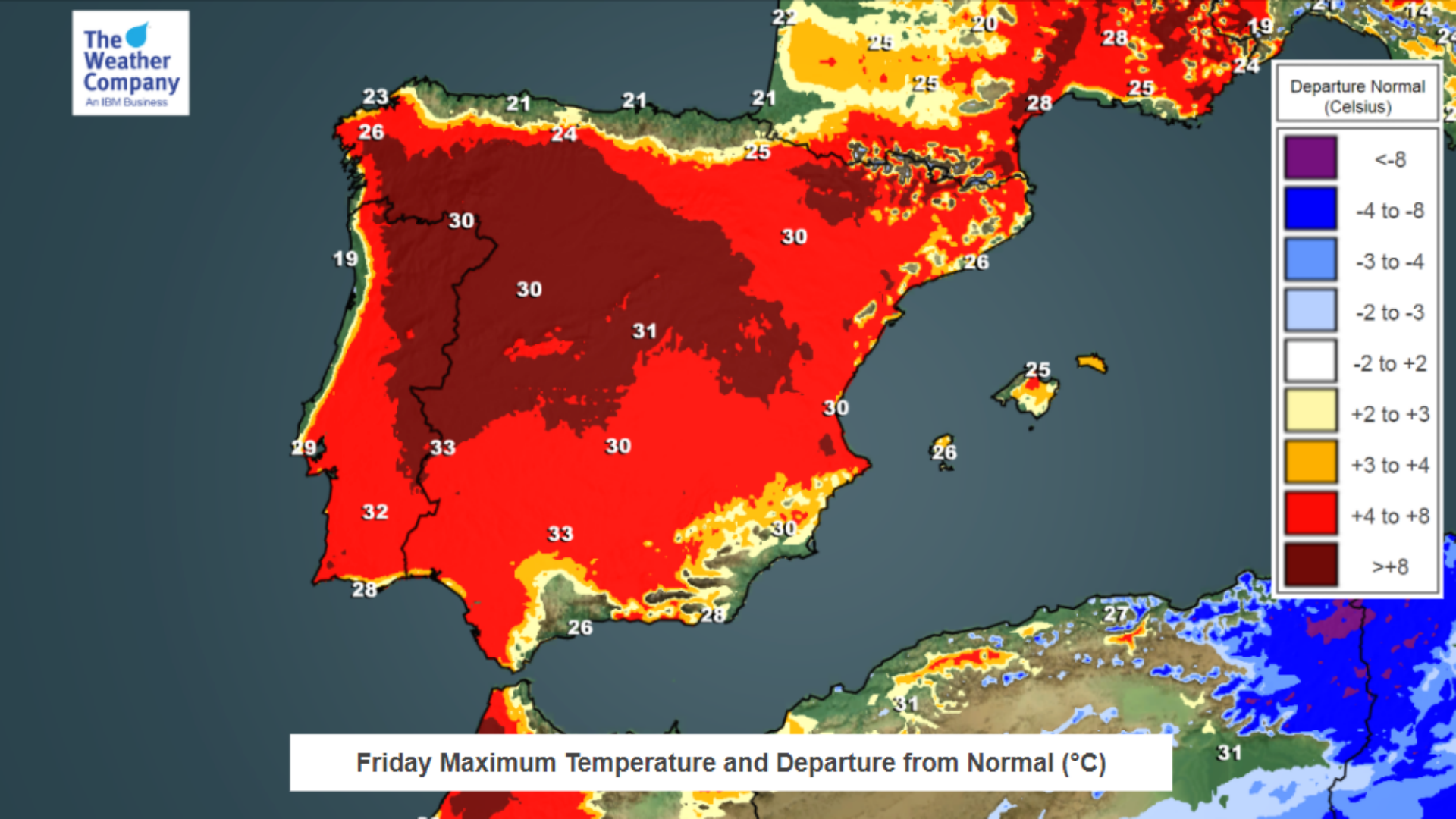 O tempo vai continuar seco e quente em Portugal e Espanha | The Weather ...