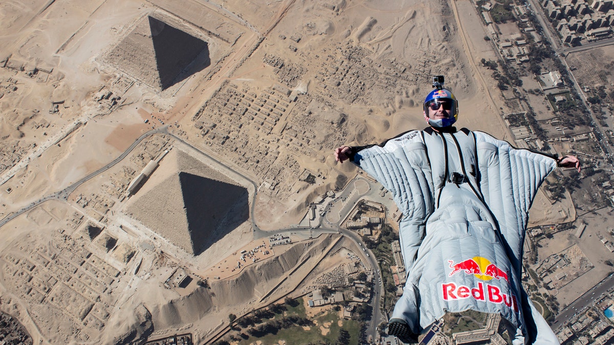 PHOTOS: First-Ever Wingsuit Flight Over the Pyramids | The Weather Channel