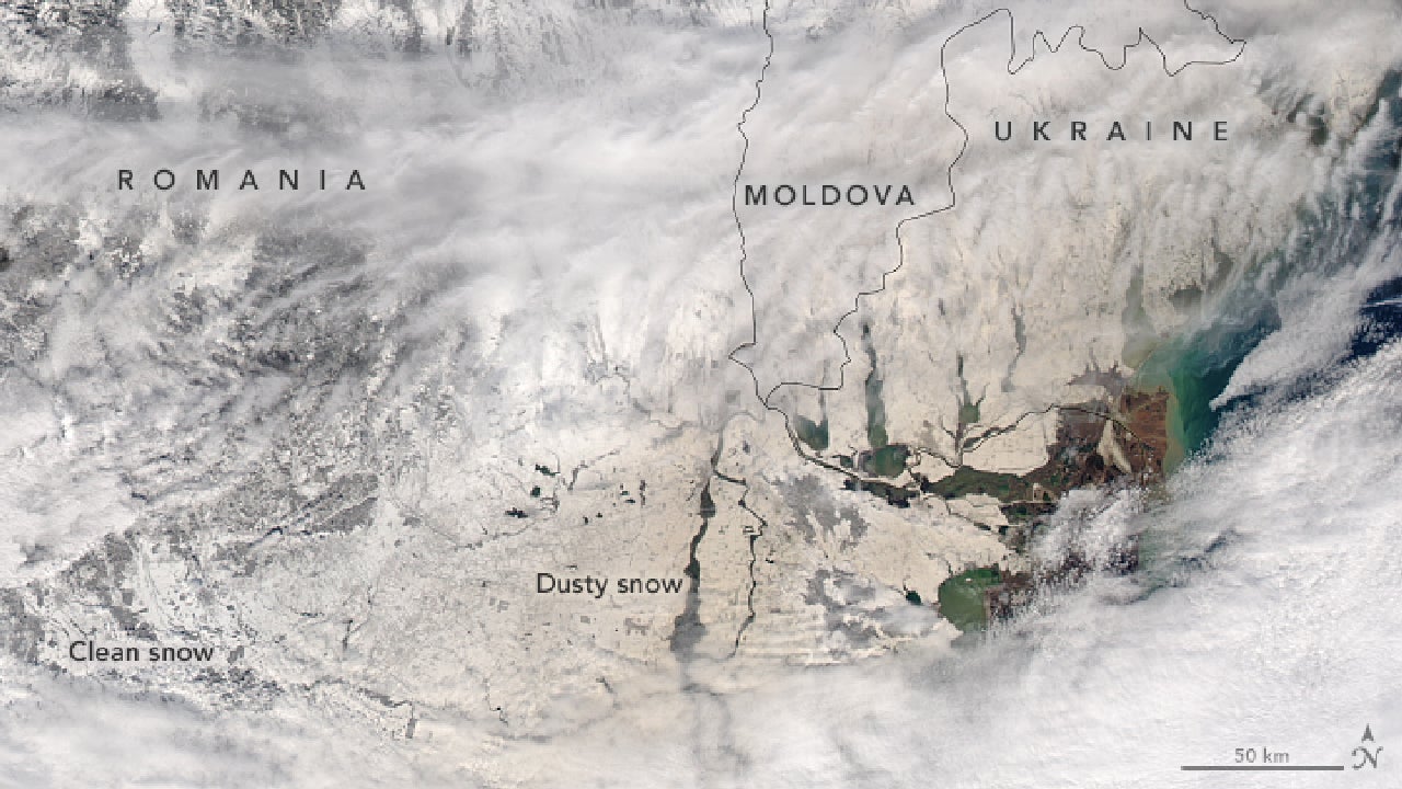 Here's What That Orange Saharan Dust Snow Looked Like from Space | The ...