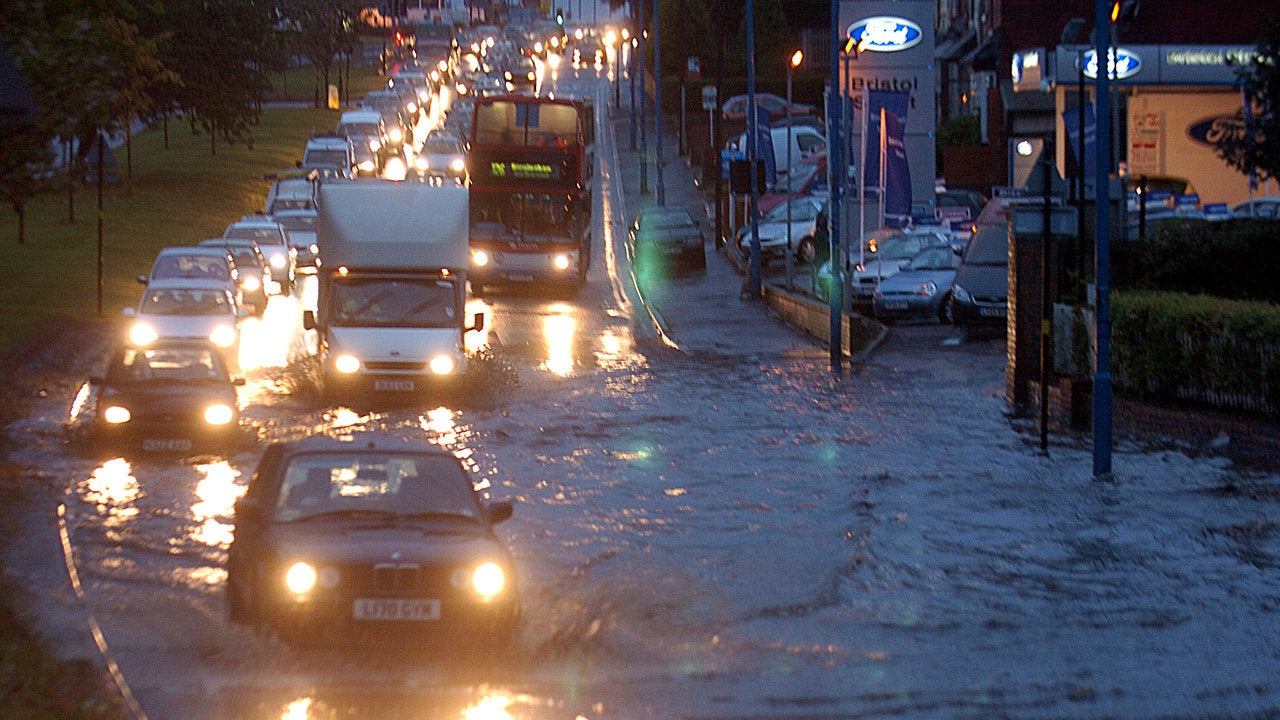 UK severe rain warning: How to stay safe on the roads when driving in ...