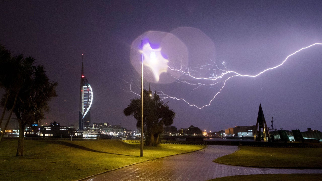 Britain braced for more rain with forecasters warning of thunder in the ...
