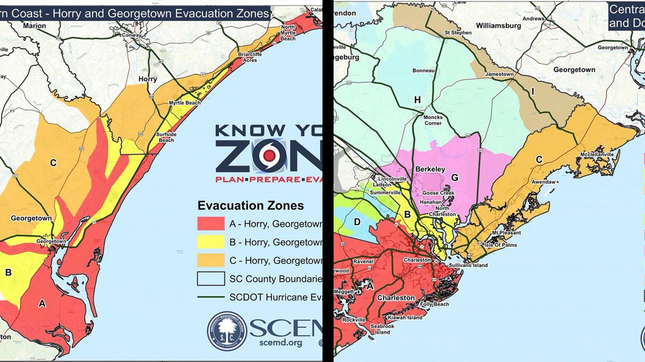 Horry County Evacuation Zones 2023 Hurricane Preparedness Guide By