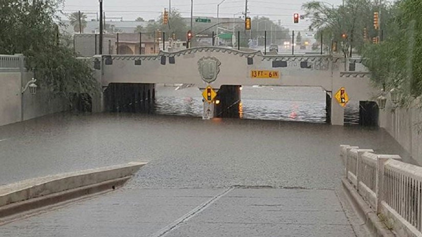 Cars Trapped, Drivers Rescued as Flooding Sweeps Through Tucson | The ...