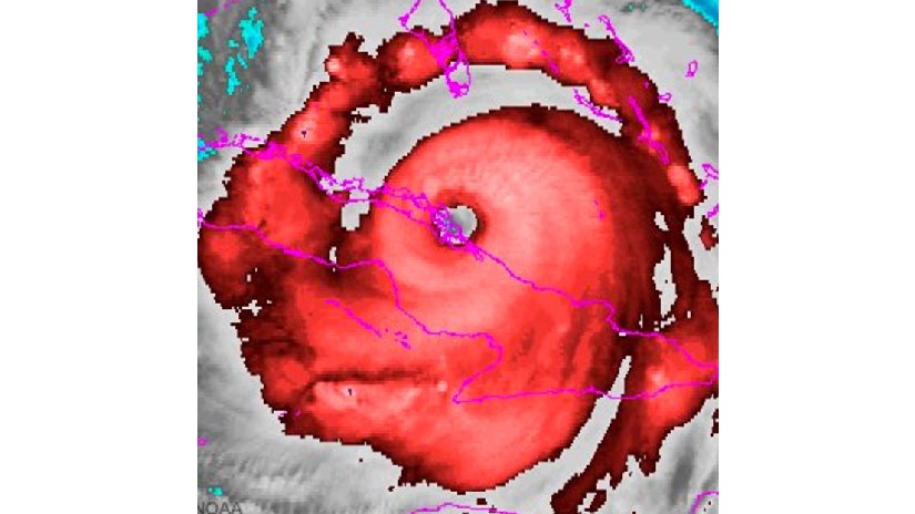 Do You See It? Face Seen on Satellite Image as Hurricane Irma Made ...