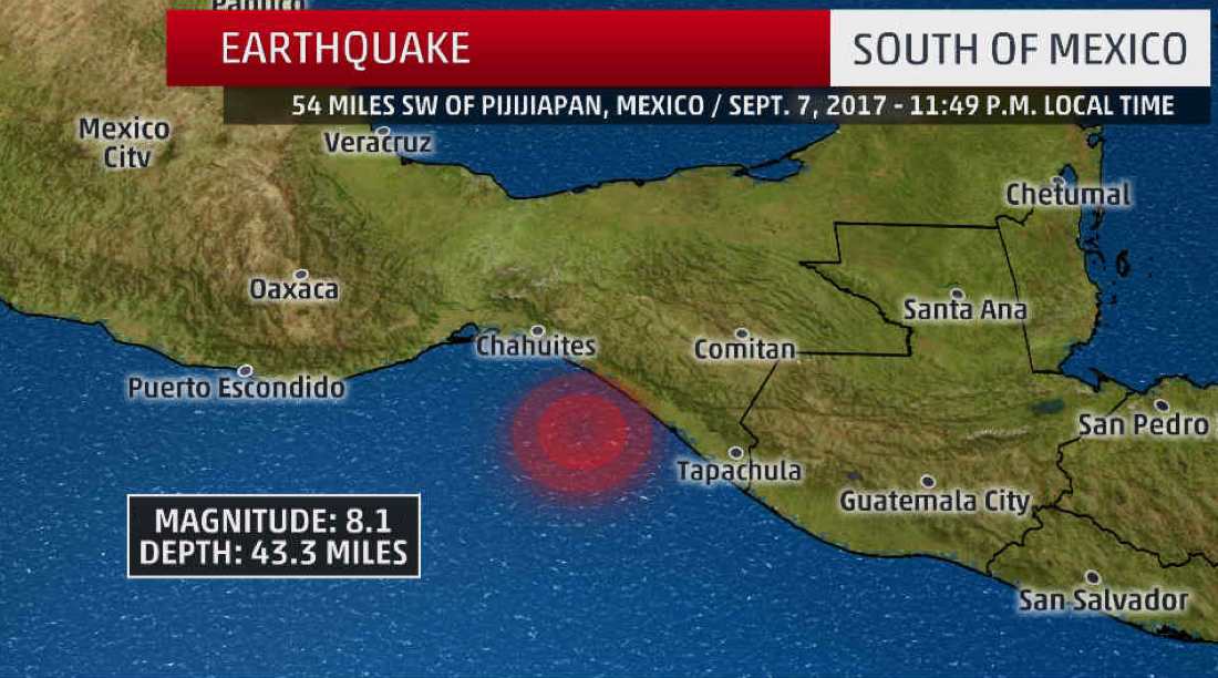 Earthquake Strikes off Mexico's Coast, Killing at Least 15, Officials ...