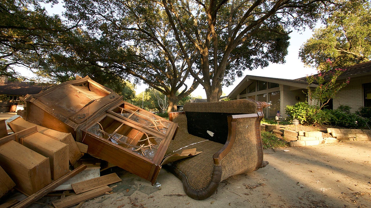 Debris and Devastation: Eerie Remnants of Hurricane Harvey in Houston ...