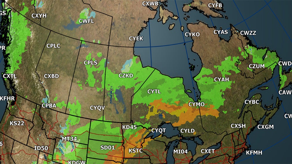 Scattered Showers and Thunderstorms in Ontario and Quebec This Week ...