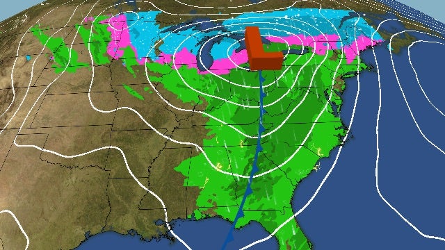 A Few Severe Thunderstorms Possible in the Southeast Overnight ...