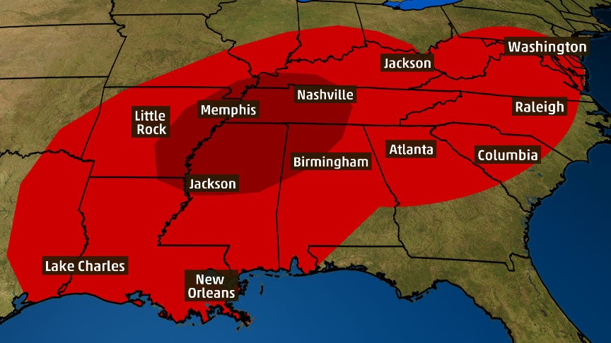 Severe Weather Outbreak, Tornado Threat Possible in South and Ohio ...