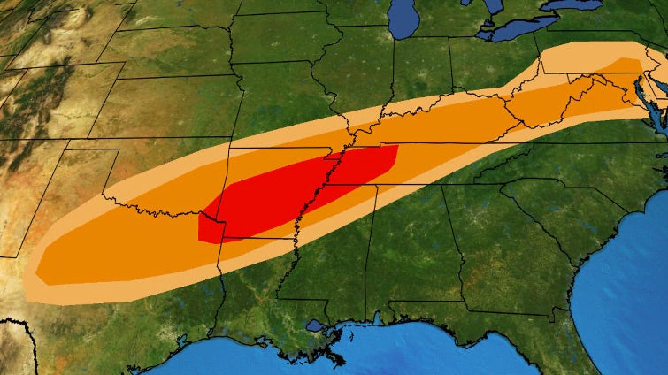 Multiple Rounds Of Severe Weather To Plague South, Ohio Valley With ...