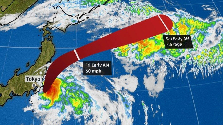 Typhoon Shanshan Brushes Japan, Including Tokyo, With Locally Heavy ...