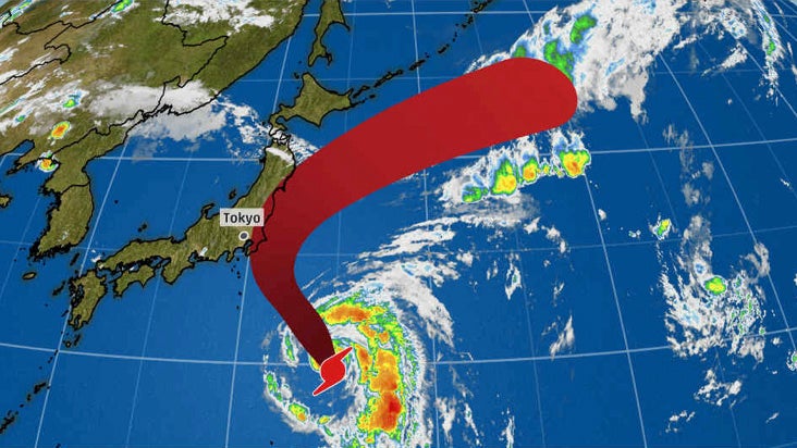 Typhoon Shanshan Forecast to At Least Brush Japan, Including Tokyo ...